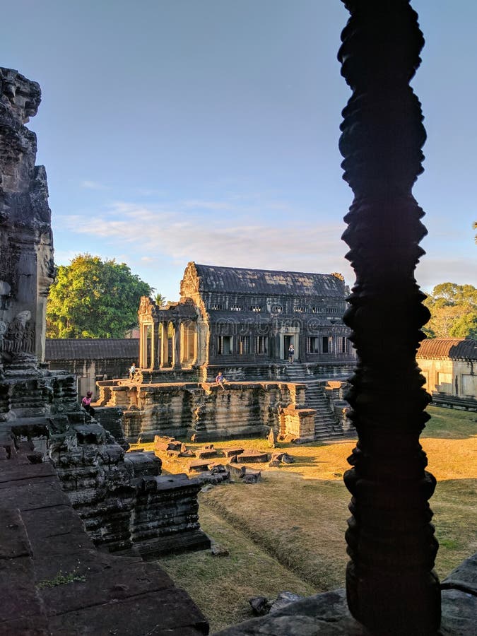 Ruins of Angkor Wat, Hindu Temple Complex in SIEM REAP, CAMBODIA ...