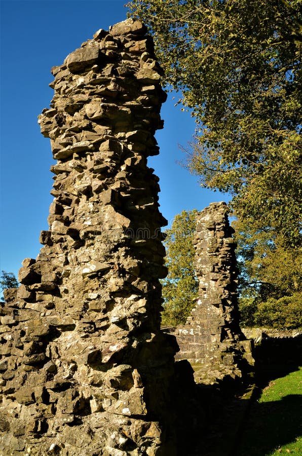 Landmarks of Cumbria - Shap Abbey Stock Image - Image of ancient ...