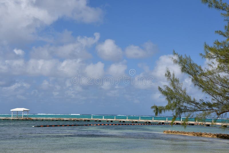 View from Rum Point on the North Side of Grand Cayman in the Cayman ...