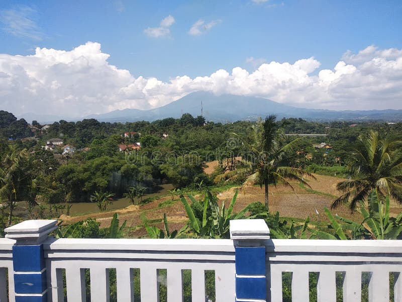 View of Rural Agricultural and Landscape in Sukabumi West Java ...