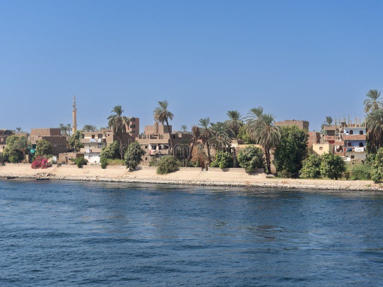 View of a Rural Image of the Rich Margin of the Great River Nile Egypt ...