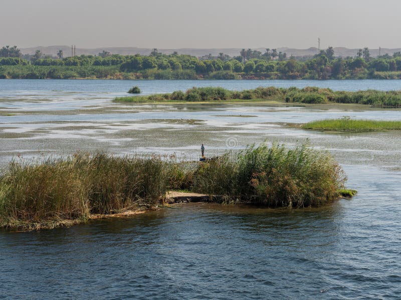 View of a Rural Image of the Rich Margin of the Great River Nile Egypt ...