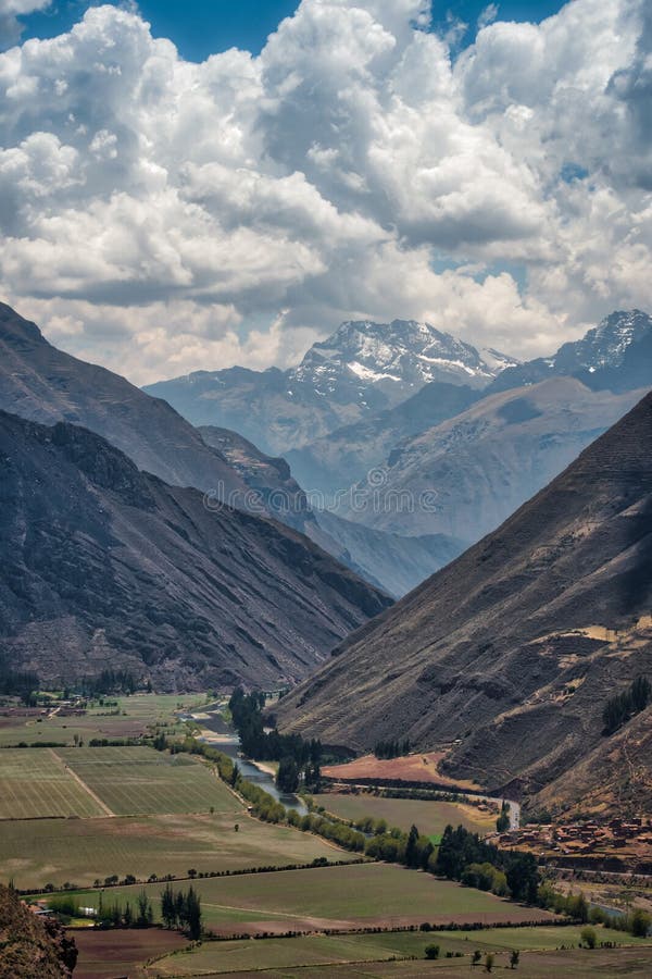 View of Sacred Valley in Peru Stock Photo - Image of steep, nature ...