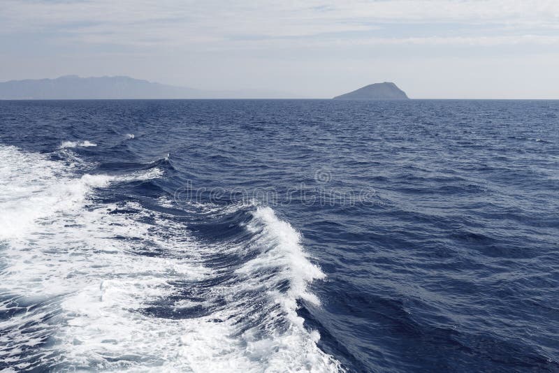 View of Sailing Boat with Water Splash Stock Image - Image of liquid ...