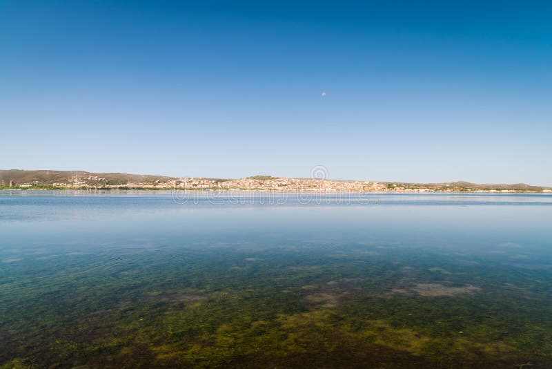 View of Sant`Antioco, Sardinia, Italy. Stock Photo - Image of saint ...