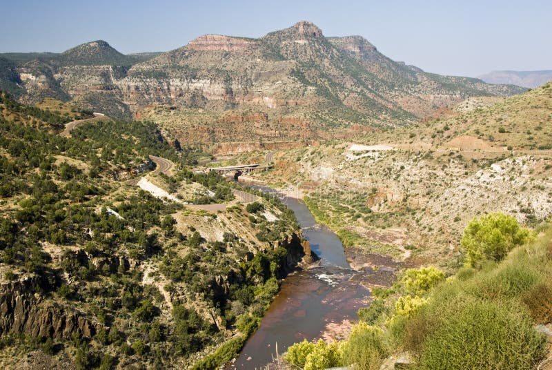 The Salt River stock image. Image of river, winding, fresh - 56281647