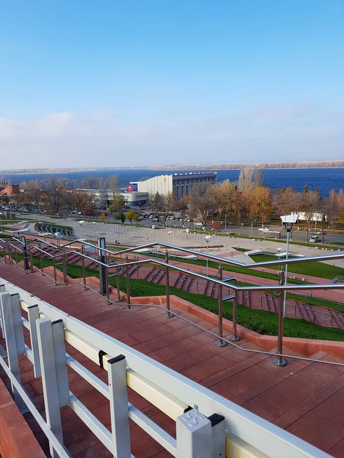 View of Samara from the Stair. Editorial Stock Photo - Image of ...