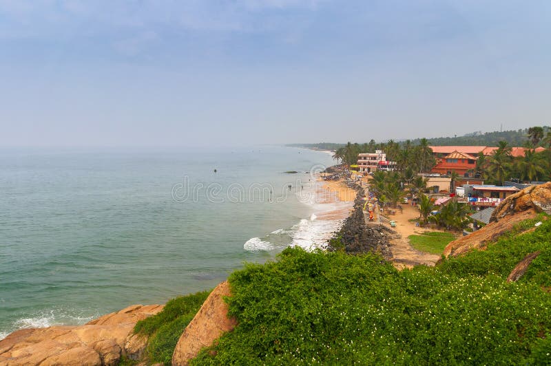 View of the Samudra Beach in Kovalam Editorial Photography - Image of ...