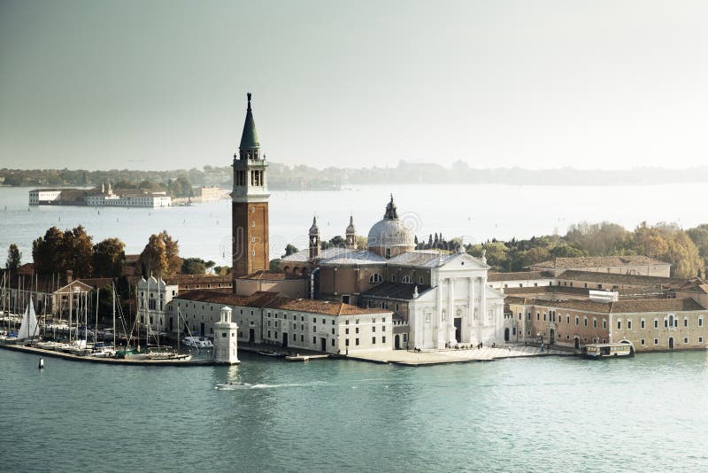 View of San Giorgio Island, Venice Stock Photo - Image of harbor, sight ...
