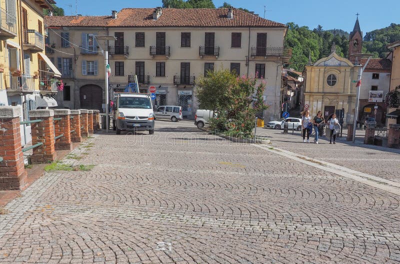 View of San Mauro editorial stock photo. Image of scene - 60952483