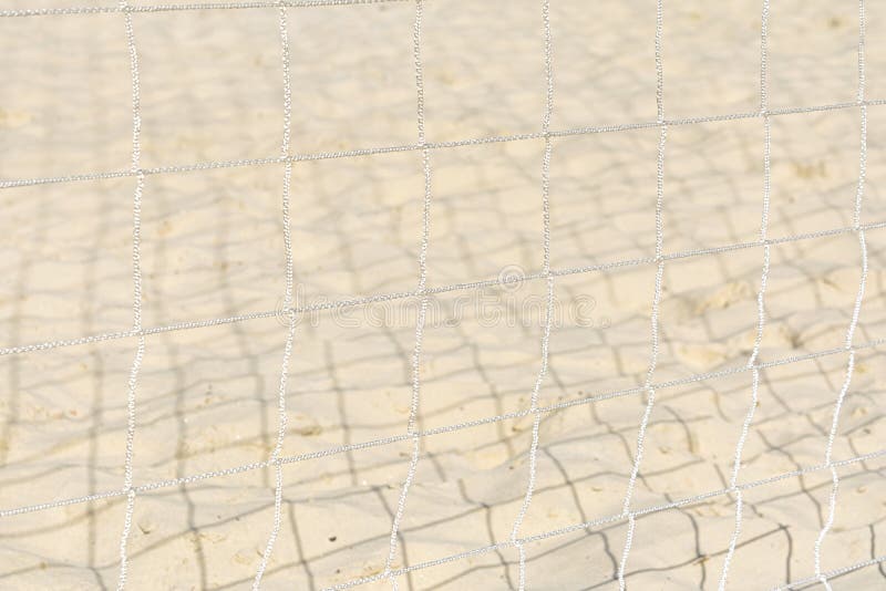 View of the Sand through the Protective Grid. Stock Image - Image of ...