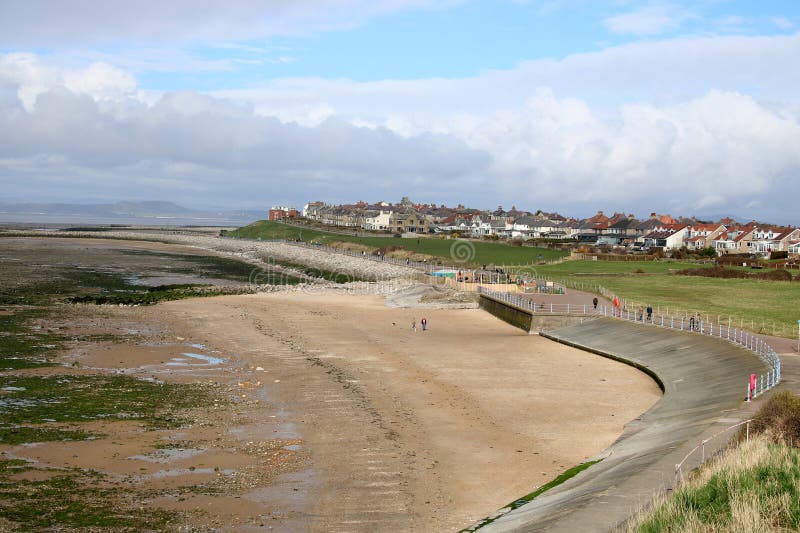 View of Sandylands, Morecambe from Heysham Stock Photo - Image of ...