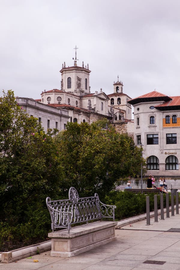 View of Santander Cathedral Editorial Stock Photo - Image of ...