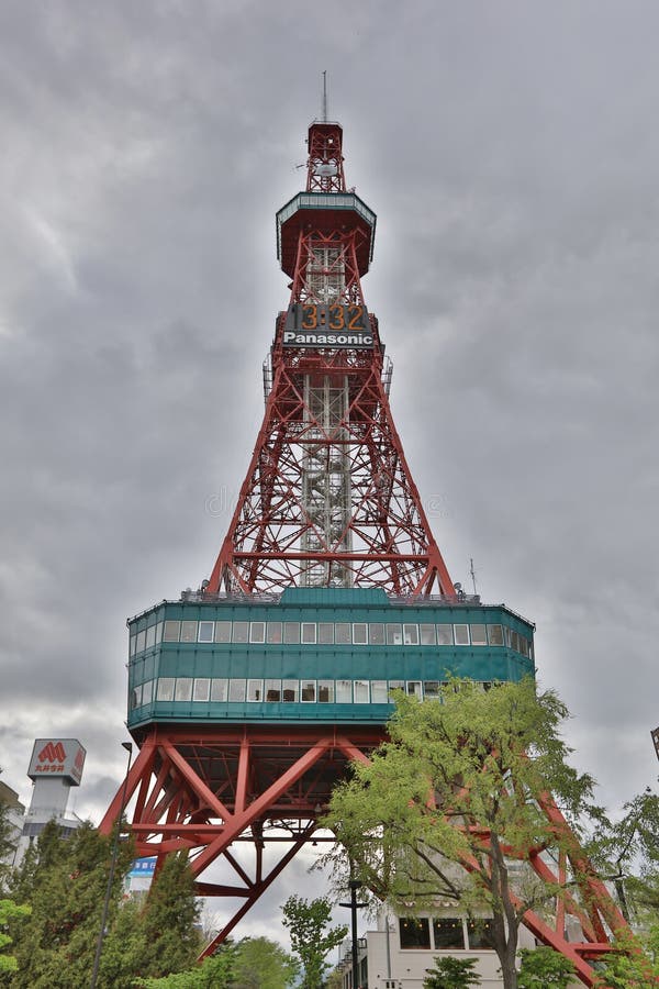 The View of the Sapporo TV Tower Editorial Photography - Image of odori ...