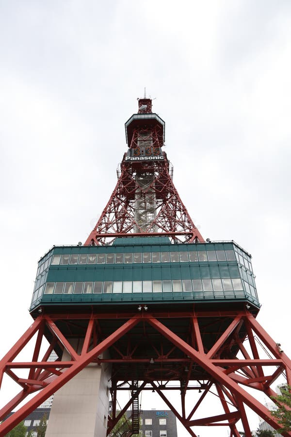 The View of the Sapporo TV Tower Editorial Photography - Image of ...