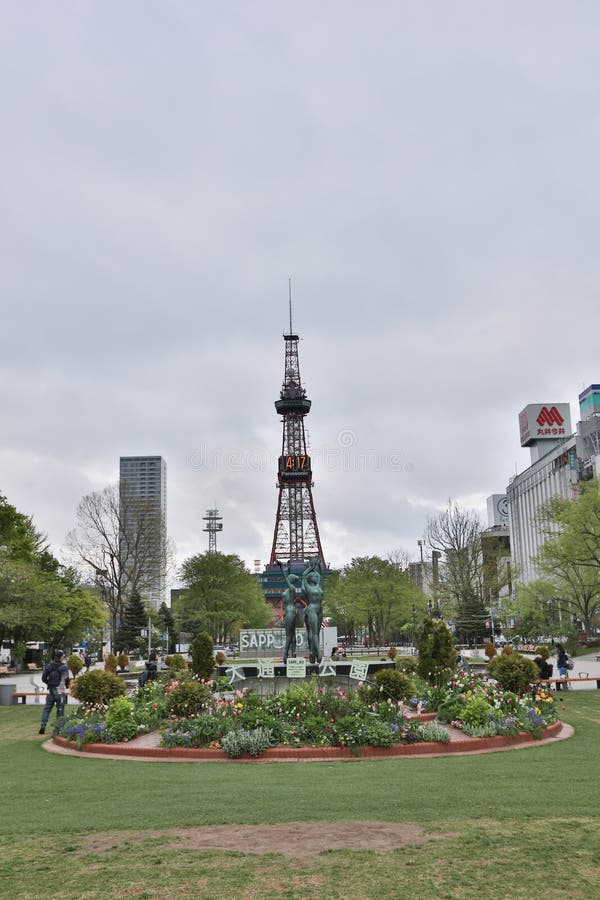 View of Sapporo TV Tower SAPPORO, HOKKAIDO Editorial Stock Image ...