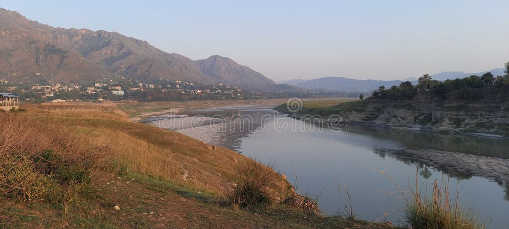 View of Satluj River, Himachal Pradesh Stock Image - Image of mountain ...