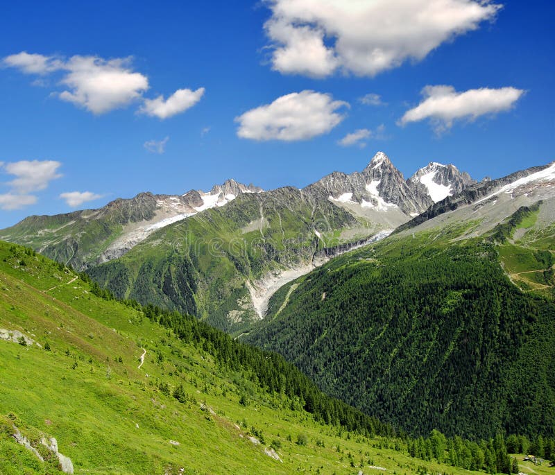 Savoy Alps stock image. Image of meadow, alps, summit - 30198913