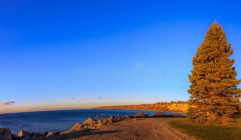 View of Scarborough Park stock image. Image of park, season - 82722659