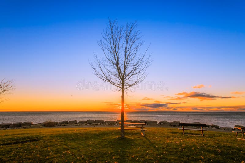 View of Scarborough Park stock image. Image of bluff - 82724099