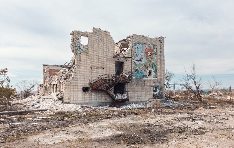 Kherson. the Consequences of the War in Ukraine Stock Image - Image of ...