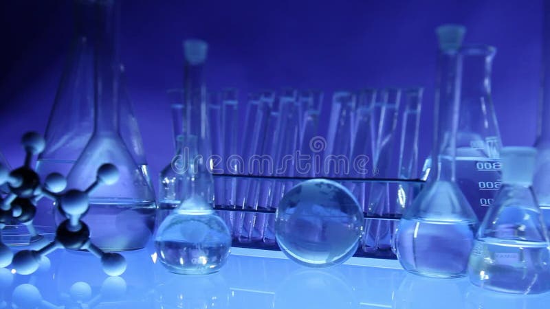 View of Scientific Laboratory. Dolly Shot. Stock Footage - Video of ...