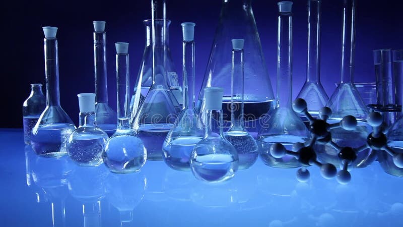 View of Scientific Laboratory. Dolly Shot. Stock Footage - Video of ...