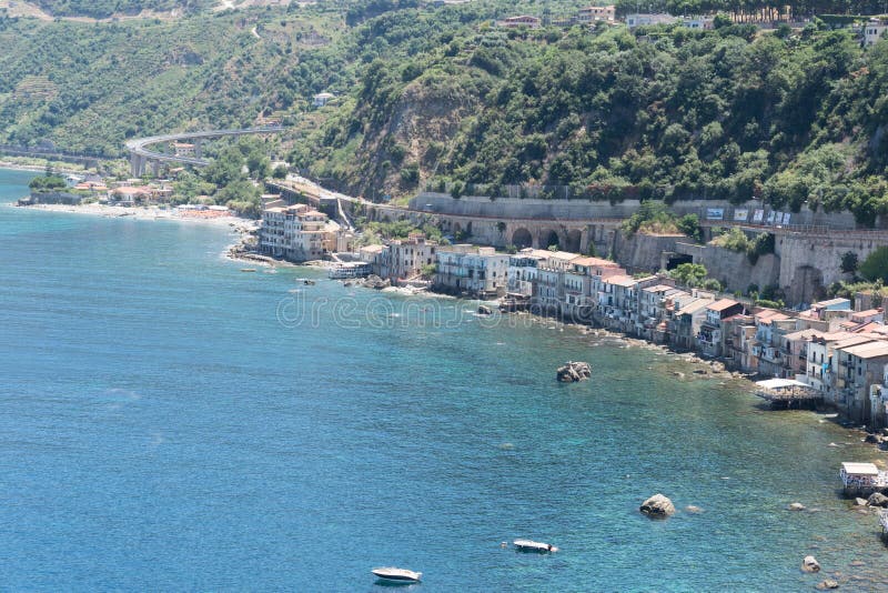 View on Scilla, Calabria, Italy. Stock Image - Image of nature, matera ...