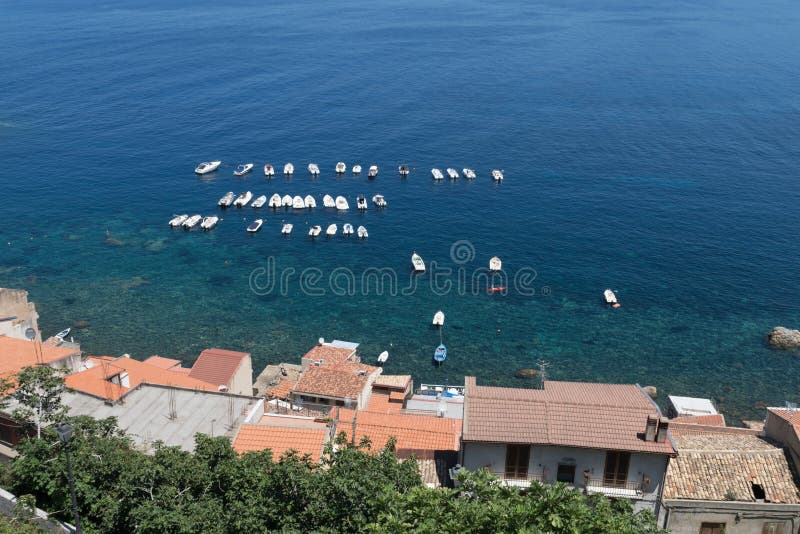 View on Scilla, Calabria, Italy. Stock Image - Image of holiday ...