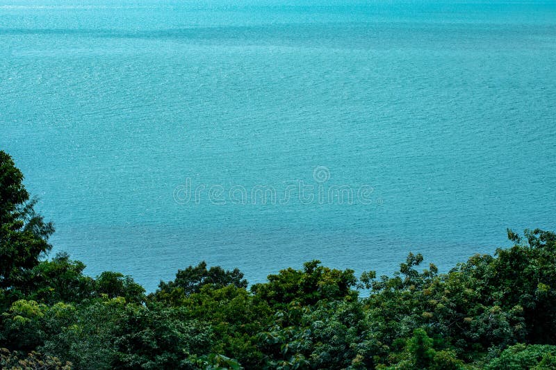 View of the Sea from Above. Beautiful Ocean. Ship. Summer Stock Photo ...