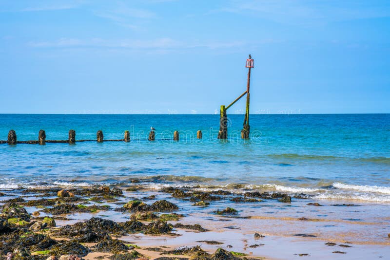 View of the Sea in Hunstanton, Norfolk UK Stock Image - Image of ...