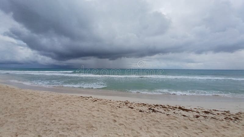 View at sea on a rainy day stock photo. Image of outdoors - 299093230