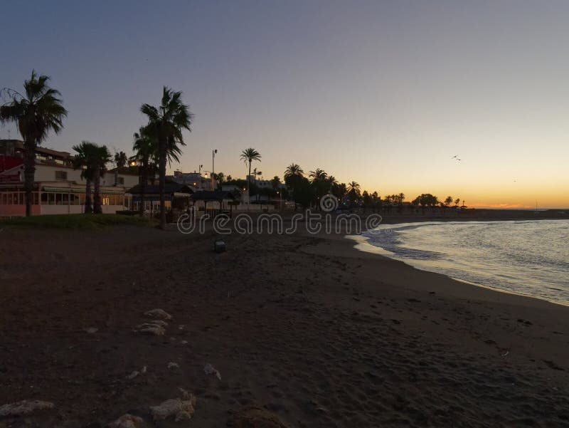 Pedregalejo Beach in Malaga, Spain Stock Image - Image of outdoors ...