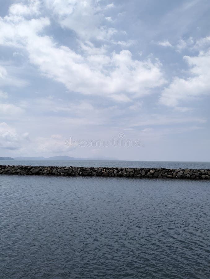 View sea of ulee lhee stock image. Image of lake, ocean - 271982815