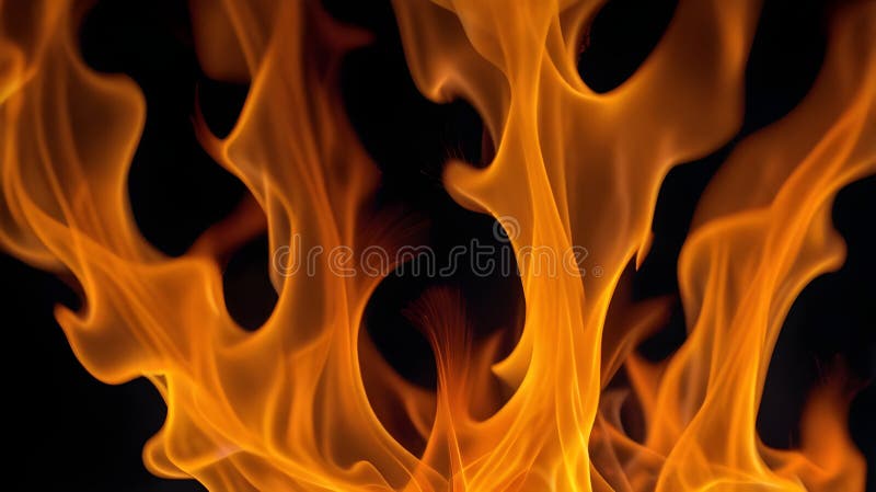 A Seamless Texture of Blazing Fire, with Intricate Details of ...