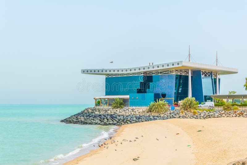 View of a Seaside Restaurant in Kuwait Editorial Stock Image - Image of ...