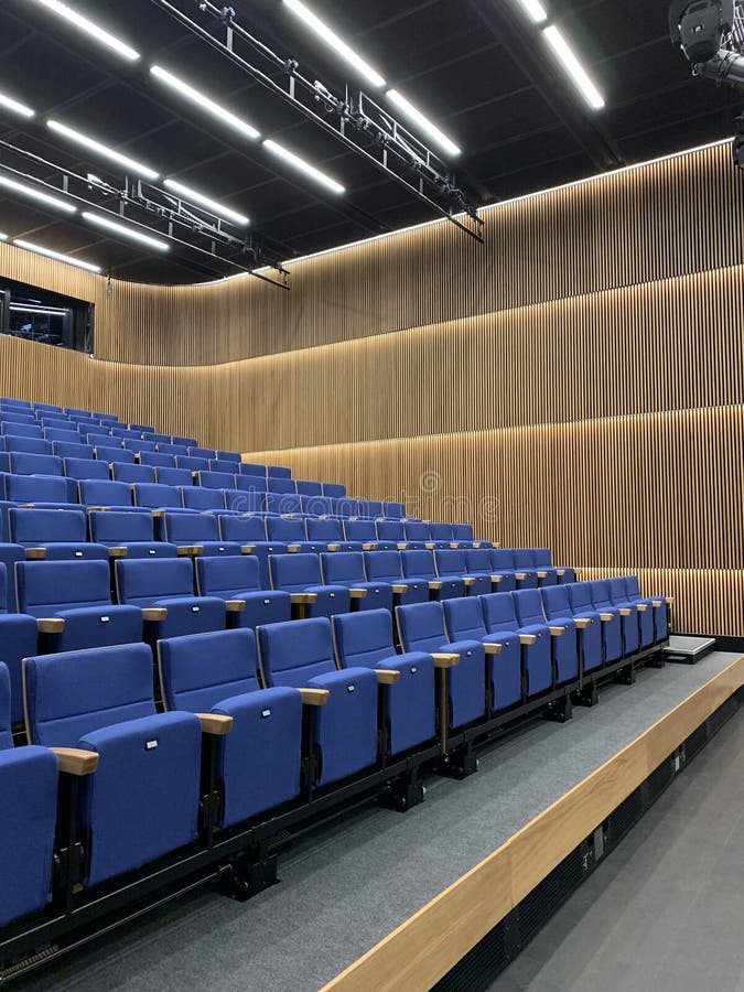 View of Seating Section of a Conference Room Stock Photo - Image of ...