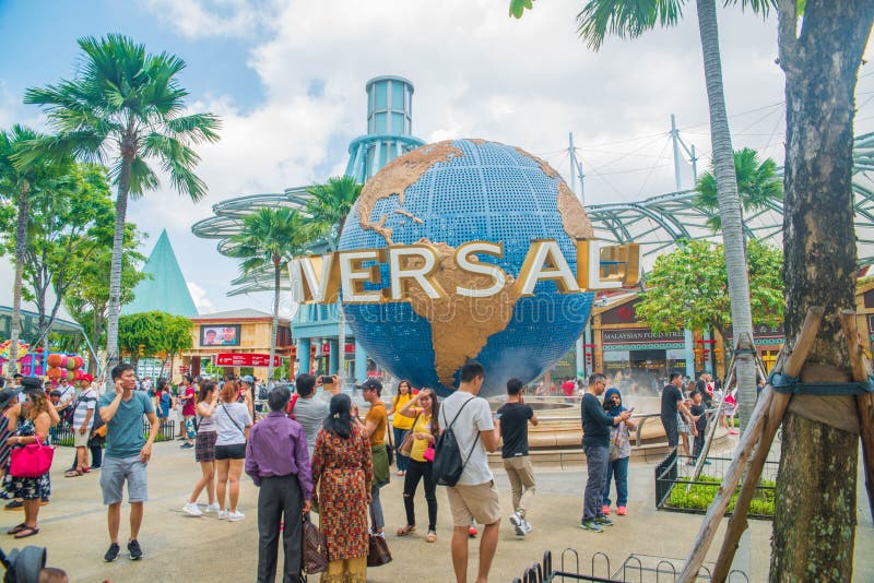 A View of Sentosa Island in Singapore. Editorial Stock Photo - Image of ...