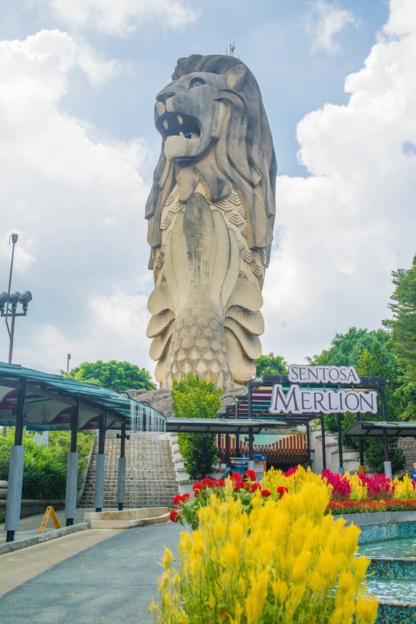 A View of Sentosa Island, Singapore. Editorial Stock Photo - Image of ...