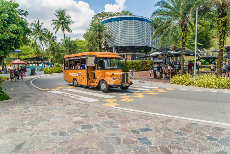 A View of Sentosa Island in Singapore. Editorial Stock Photo - Image of ...