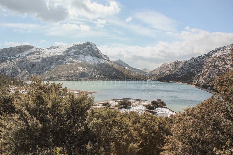 Embassament De Cuber, Artificial Water Reservoir, Serra De Tramuntana ...