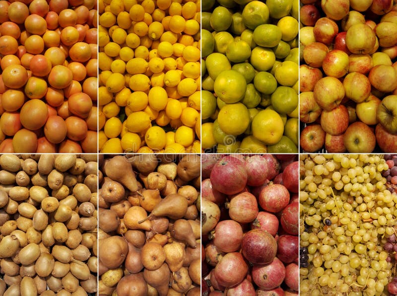 Set of fruits stock image. Image of food, berries, healthy - 112807313