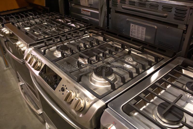 Ranges on display editorial stock image. Image of prepare - 174517979