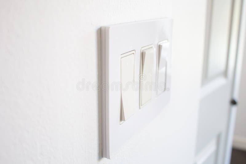 Light switch stock photo. Image of ceiling, improvement - 166689968