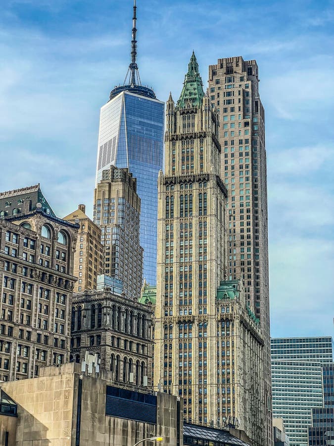 View of Several Skyscrapers, Including the World Trade Centre in the ...