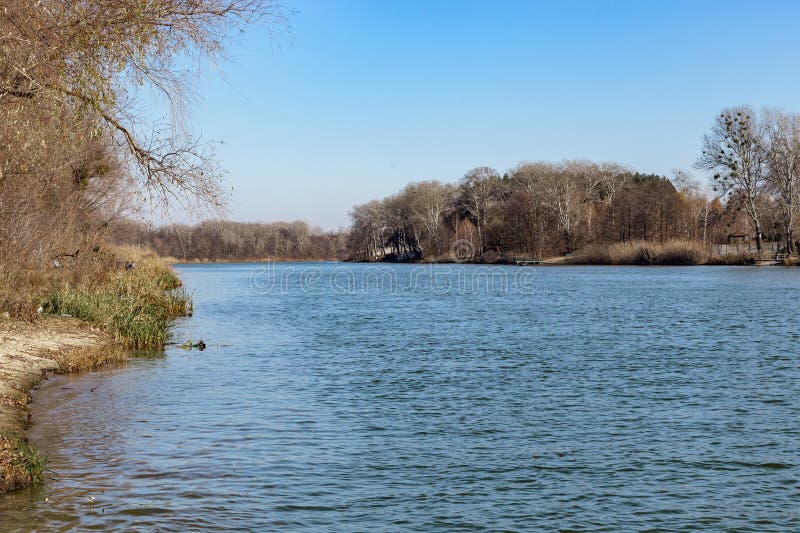 Seversky Donets River, Ukraine Stock Photo - Image of donets, flow ...