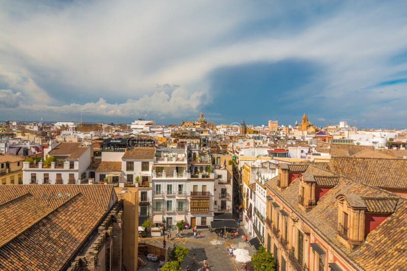 View of Seville editorial image. Image of medieval, architecture - 54953735