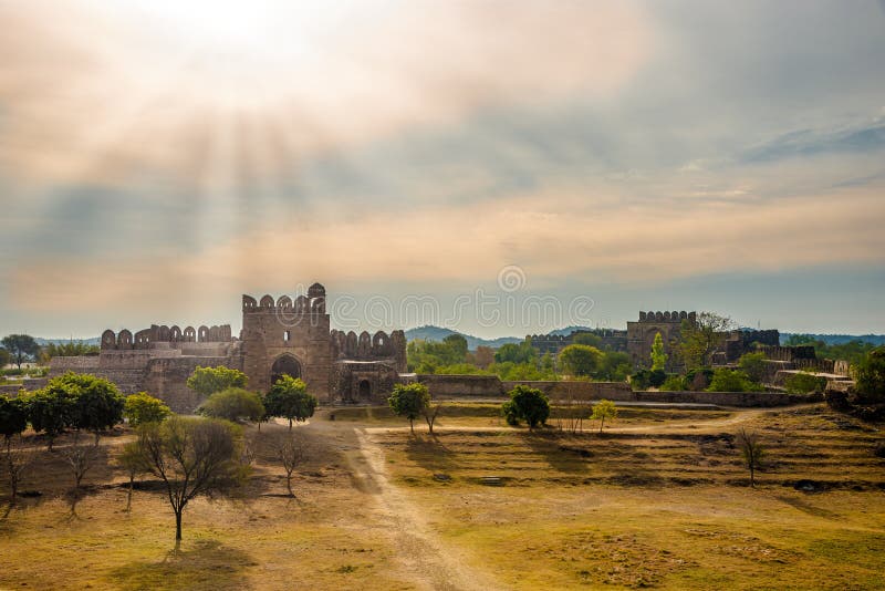 View at the Shah Chandwali Gate Complex of Rohtas Fort in Pakistan ...