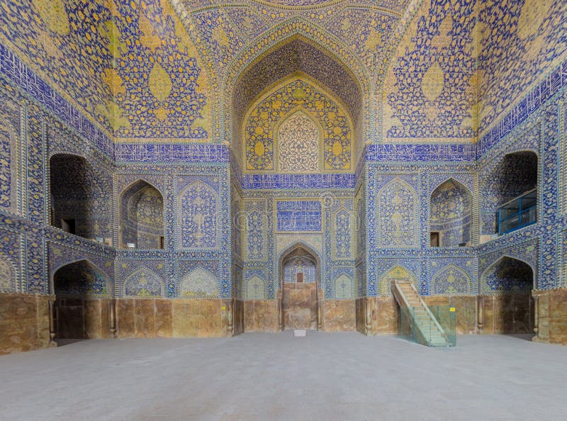 View of the Shah Mosque in Isfahan, Ir Stock Photo - Image of isfahan ...