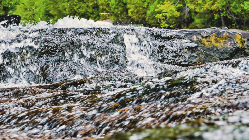 Blurry Shallow Cascade Over Rocks Stock Photos - Free & Royalty-Free ...